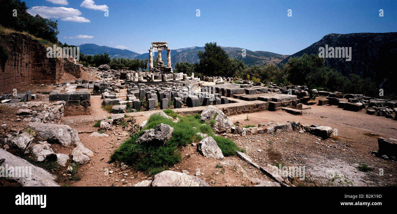 geography / travel, Greece, Delphi (Delphoi), sanctuary of Athena ...