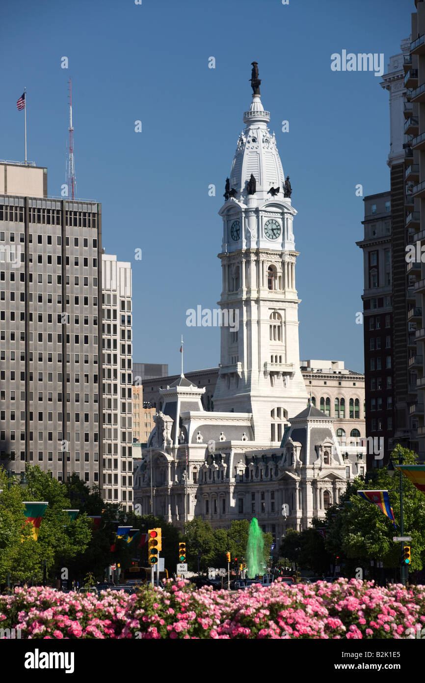 CITY HALL DOWNTOWN PHILADELPHIA PENNSYLVANIA USA Stock Photo - Alamy