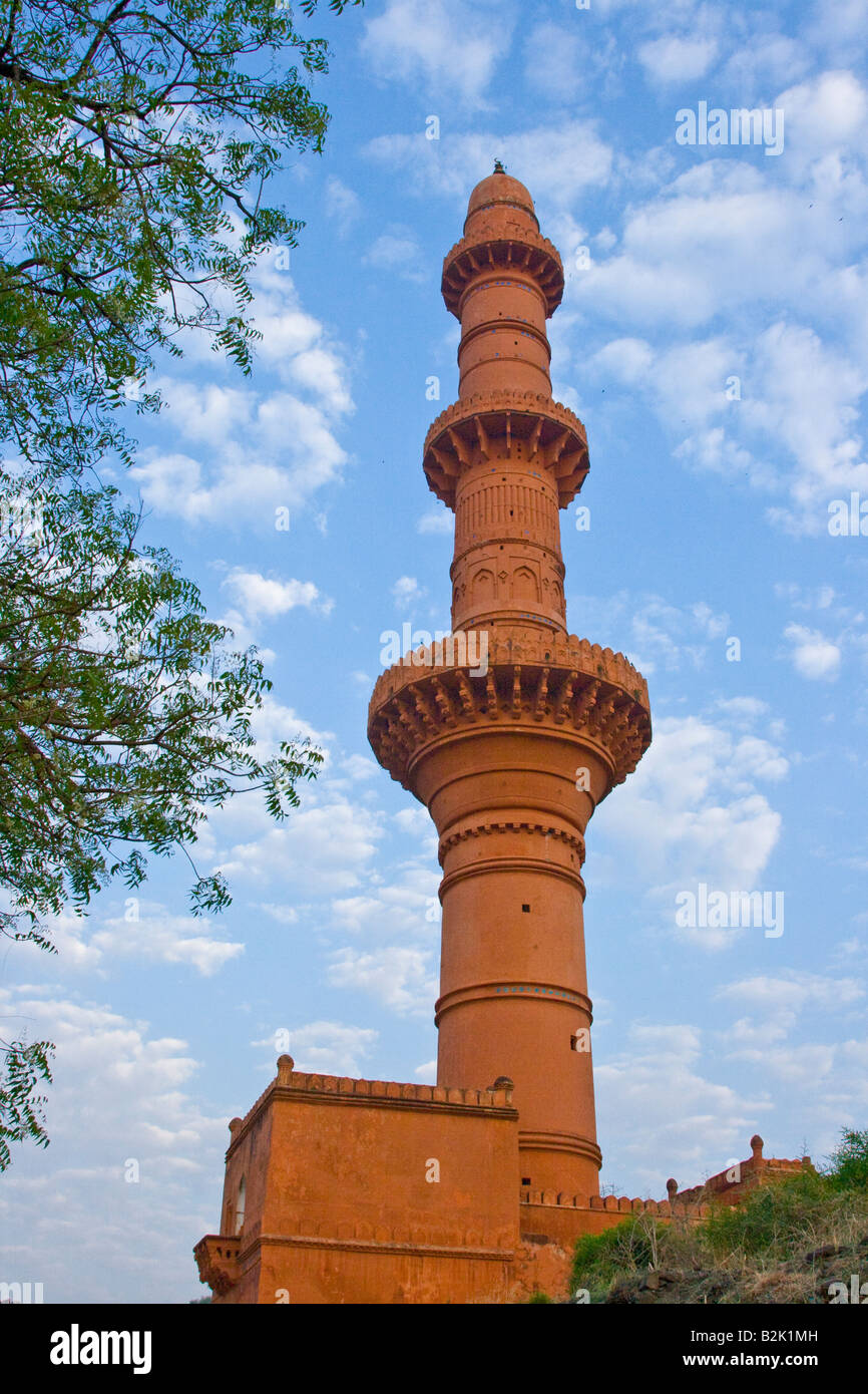 Chand Minar inside Davagiri Fort in Daulatabad near Aurangabad India ...
