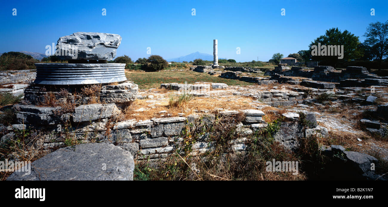 geography / travel, Greece, Samos, Heraion, ruins of Hera Temple, built ...