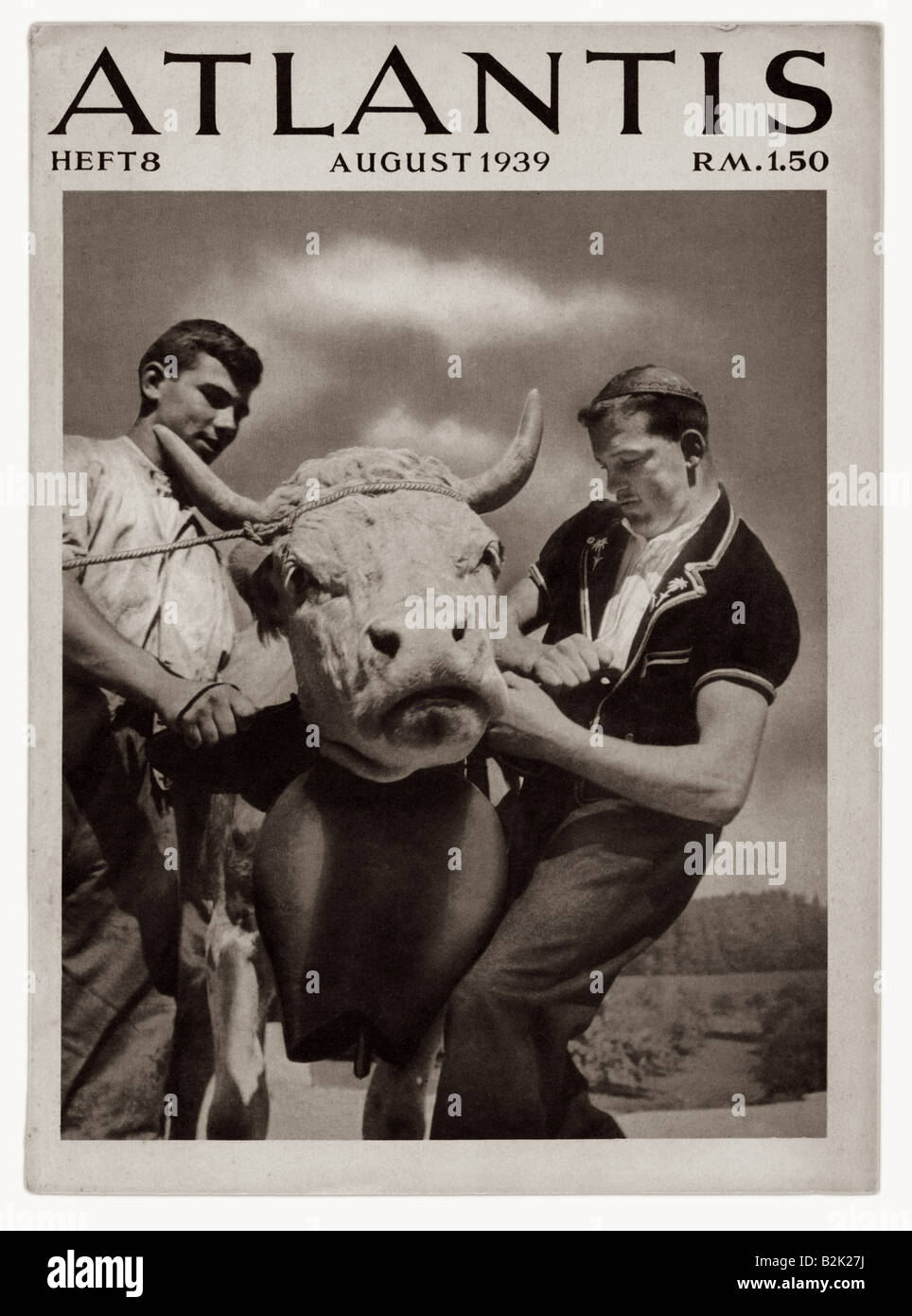 press / media, journals / magazines, "Atlantis", 11th volume, number 8 ...