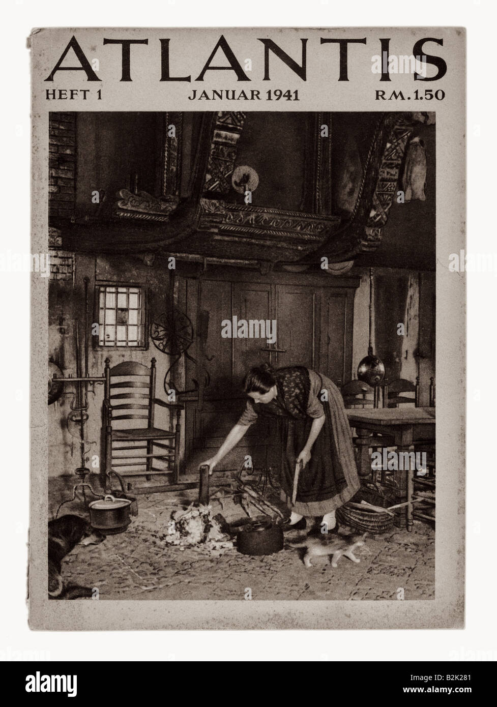 press / media, journals / magazines, "Atlantis", 13th volume, number 1 ...