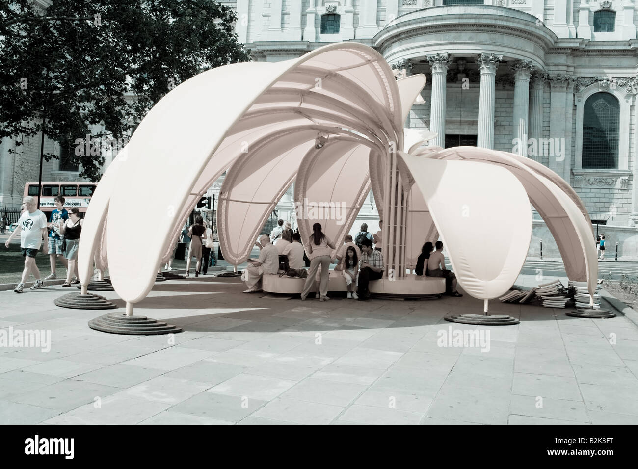 Citrus fresh flower pavilion St Paul's London England Stock Photo - Alamy