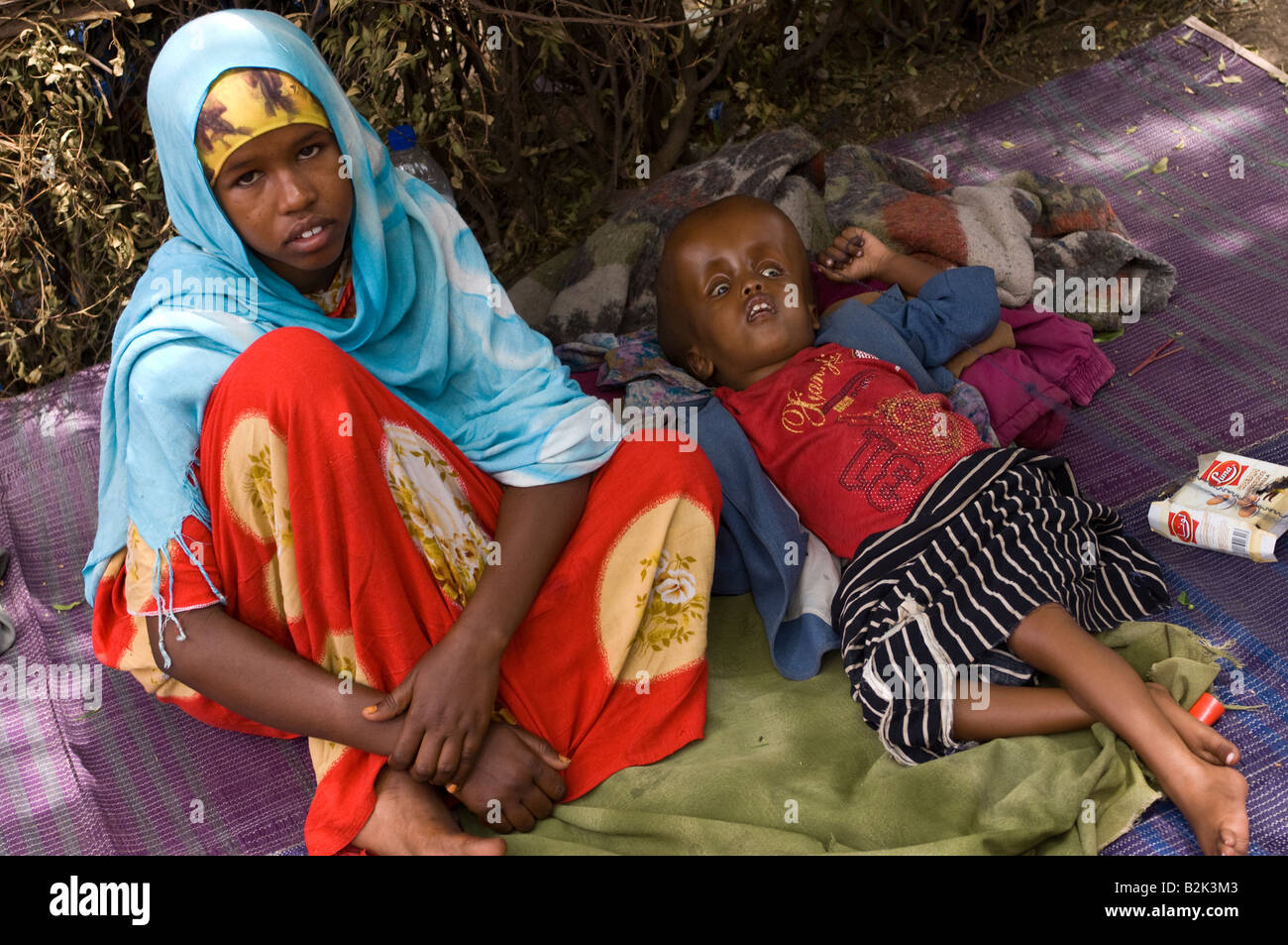 Life in a Somali refugee camp in Somali Region, Ethiopia, Africa Stock ...