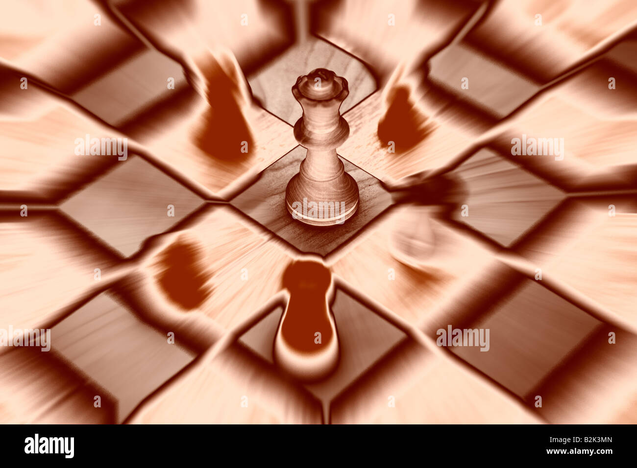 chess game with blur Stock Photo - Alamy
