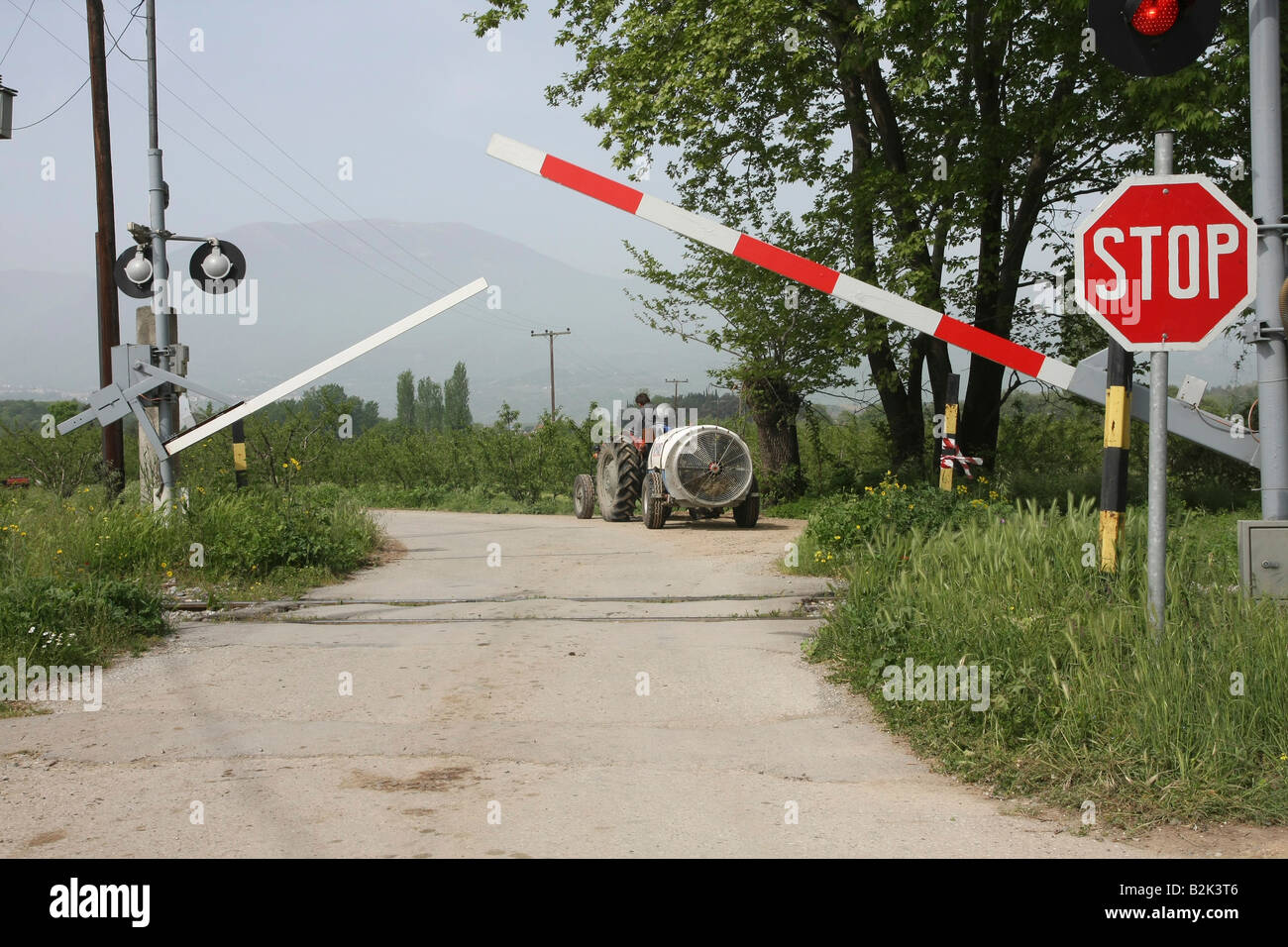 Greek stop sign greece High Resolution Stock Photography and Images - Alamy