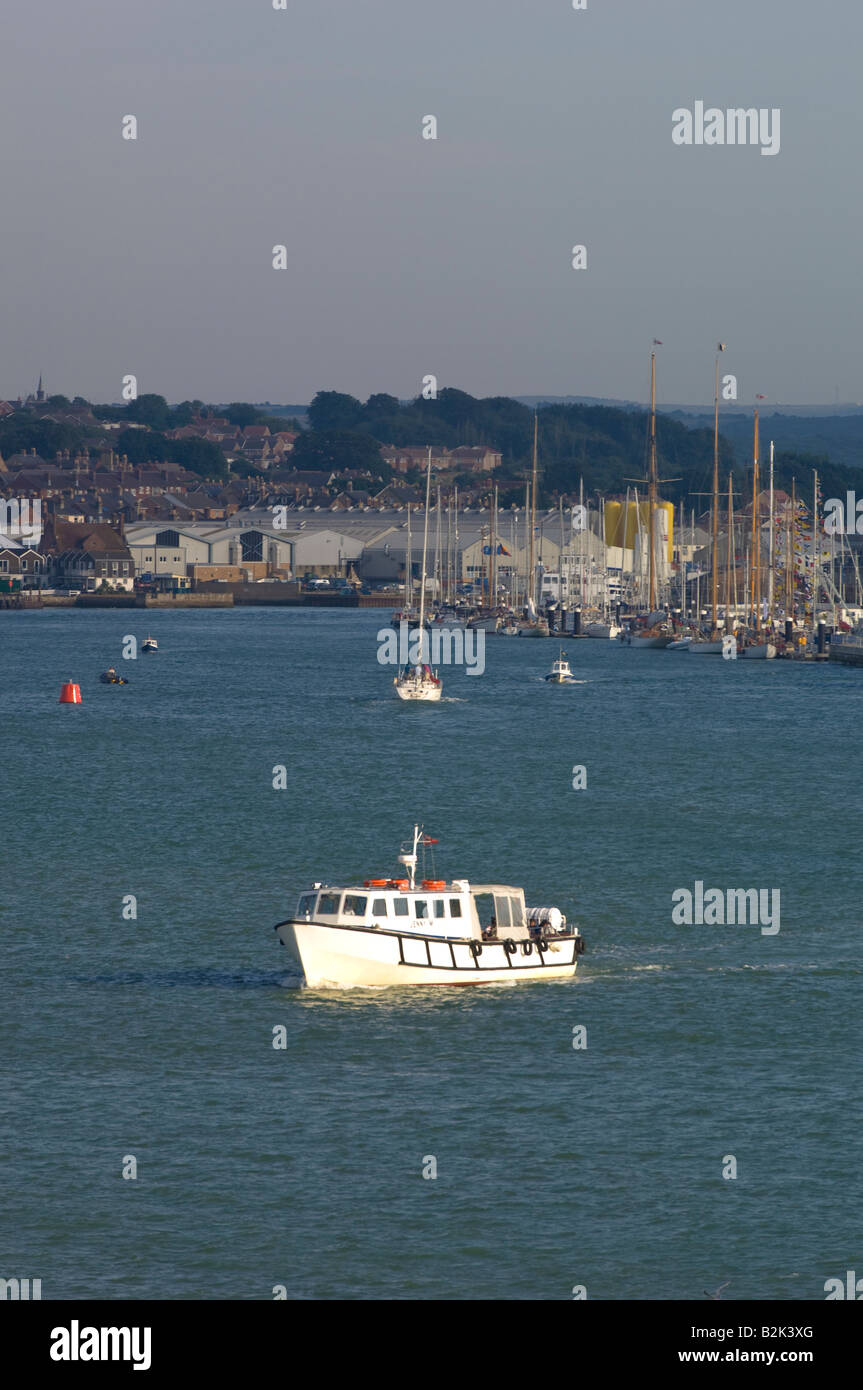 Port in East Cowes Isle of Wight United Kingdom Stock Photo - Alamy
