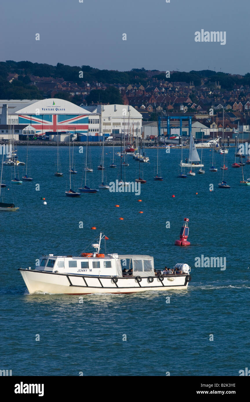 Port in East Cowes Isle of Wight United Kingdom Stock Photo - Alamy
