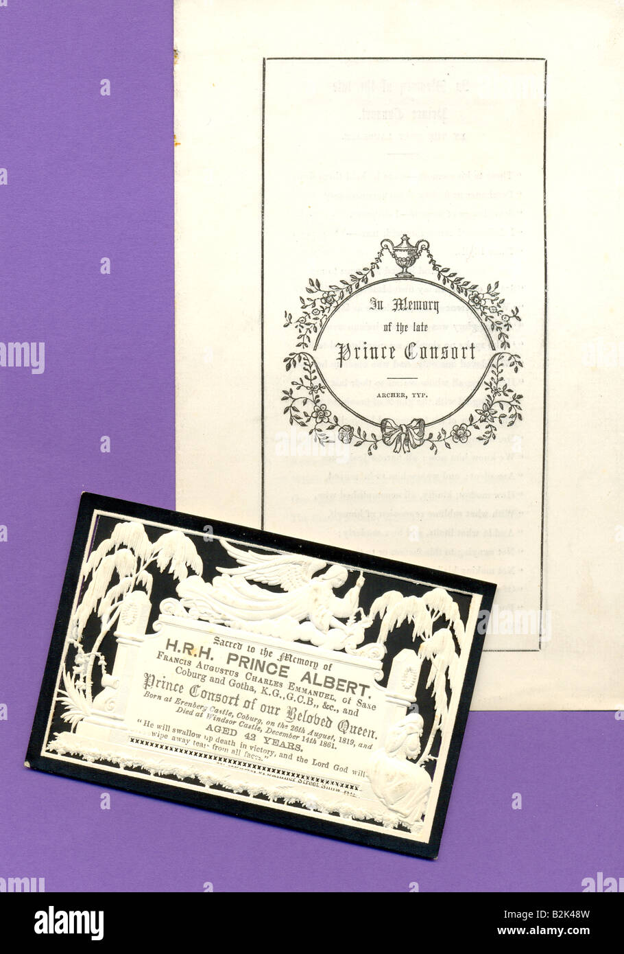 Prince albert death hi-res stock photography and images - Alamy