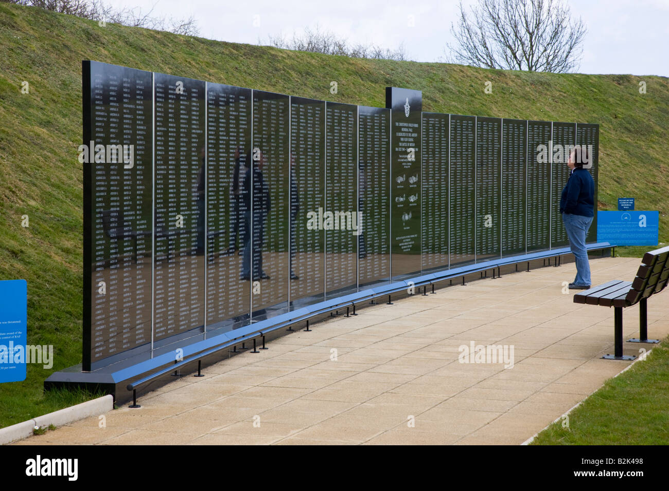 The Battle of Britain memorial at Capel Le Ferne in Kent Stock Photo ...