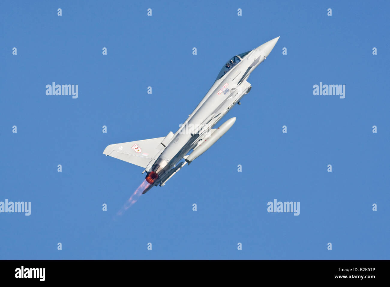 A Bae systems Typhoon fighter of the RAF Stock Photo - Alamy