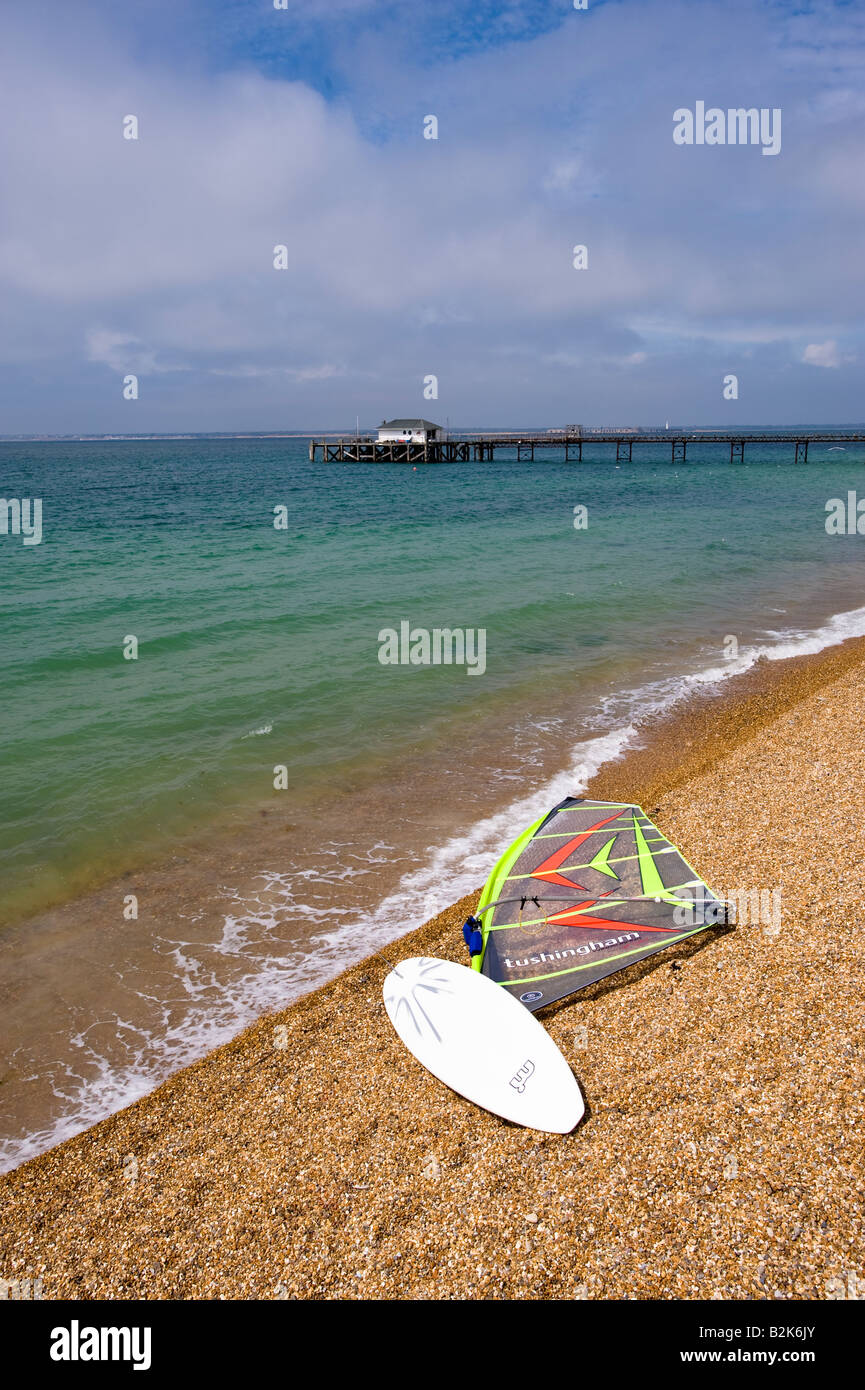 Waterfront in Totland Bay Isle of Wight United Kingdom Stock Photo - Alamy