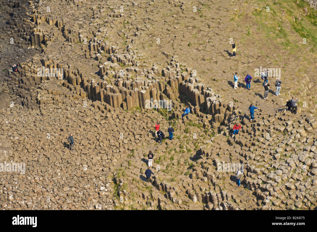 Giant's causeway aerial hi-res stock photography and images - Alamy