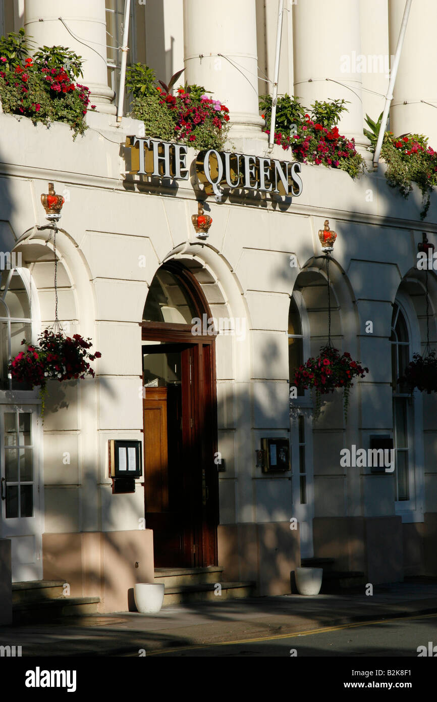 The Queens Hotel in the Cotswold town of Cheltenham, UK Stock Photo - Alamy