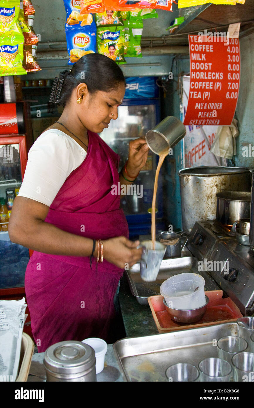 Indian People Making Tea Stock Photos & Indian People Making Tea Stock ...