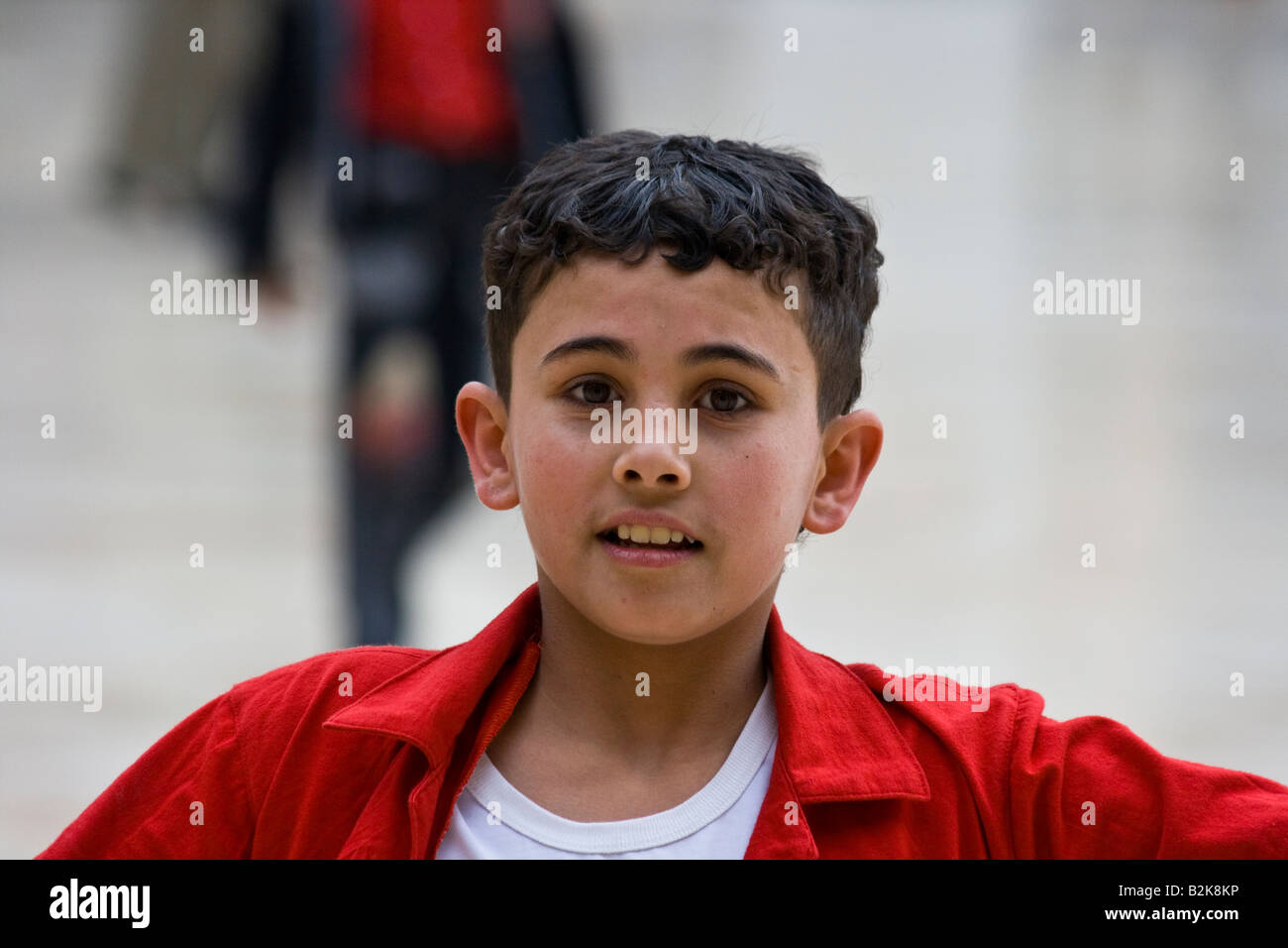 Syrian Boy at Umayyad Mosque in Damascus Syria Stock Photo - Alamy