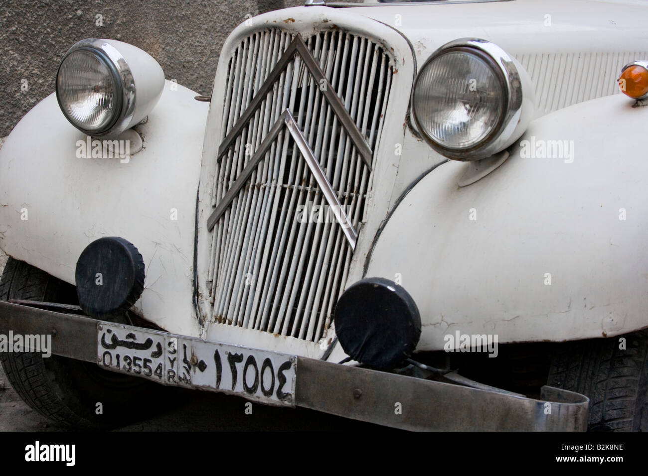 Old Car in the Old City in Damascus Syria Stock Photo - Alamy
