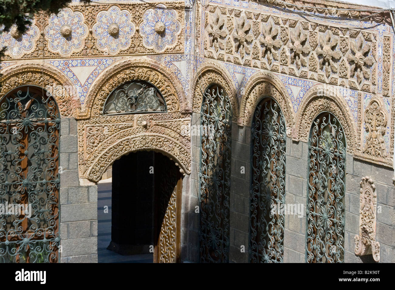 Architectural Detail inside the Dar Anbar Palace an Old House inside ...