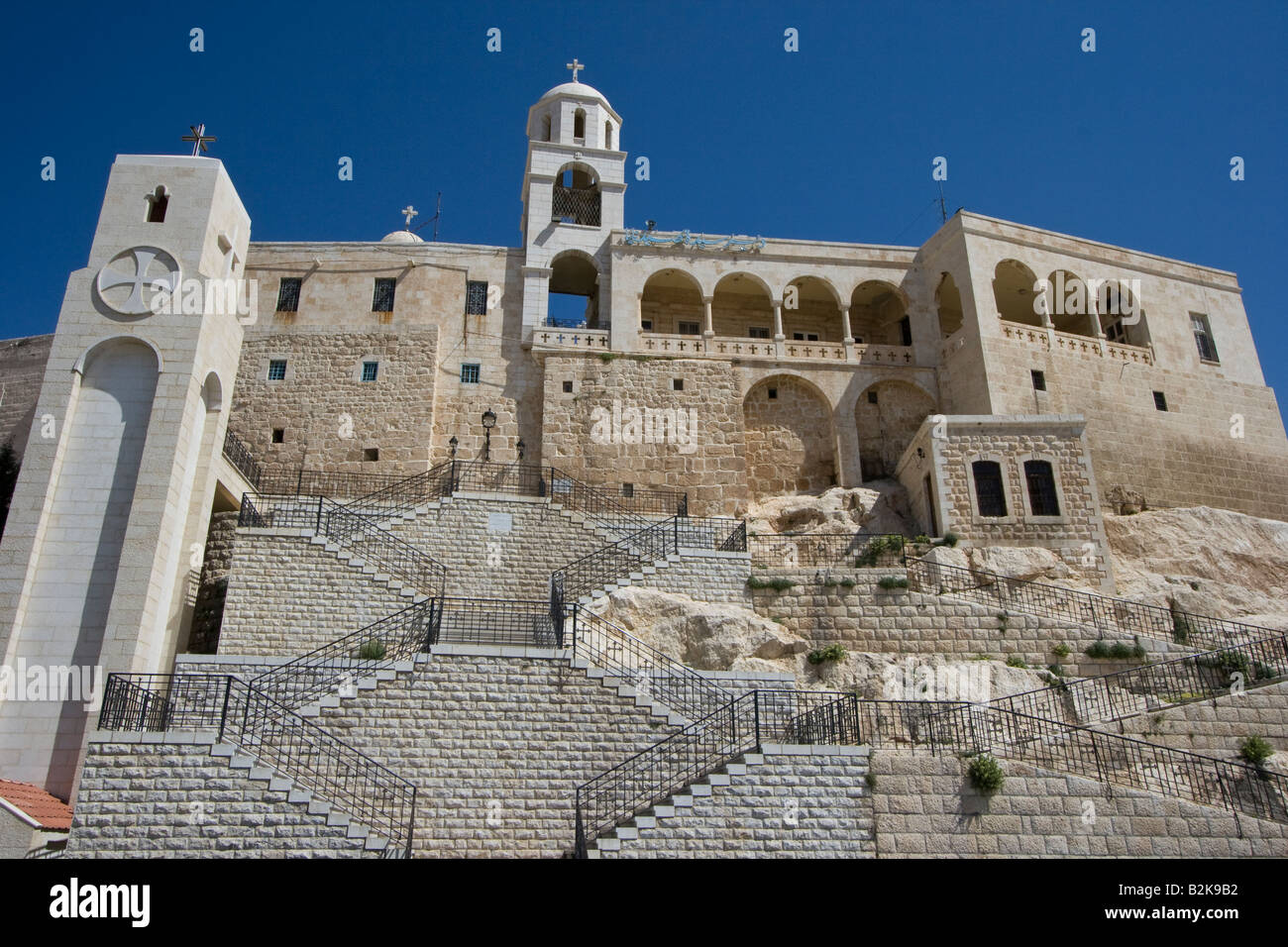 Our Lady of Sednaya Convent in Sednaya Syria Stock Photo - Alamy