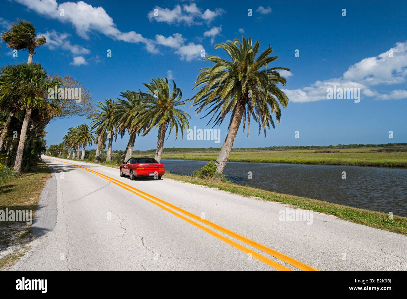 Ormond Scenic Loop and Trail, Ormond Beach, Florida Stock Photo - Alamy