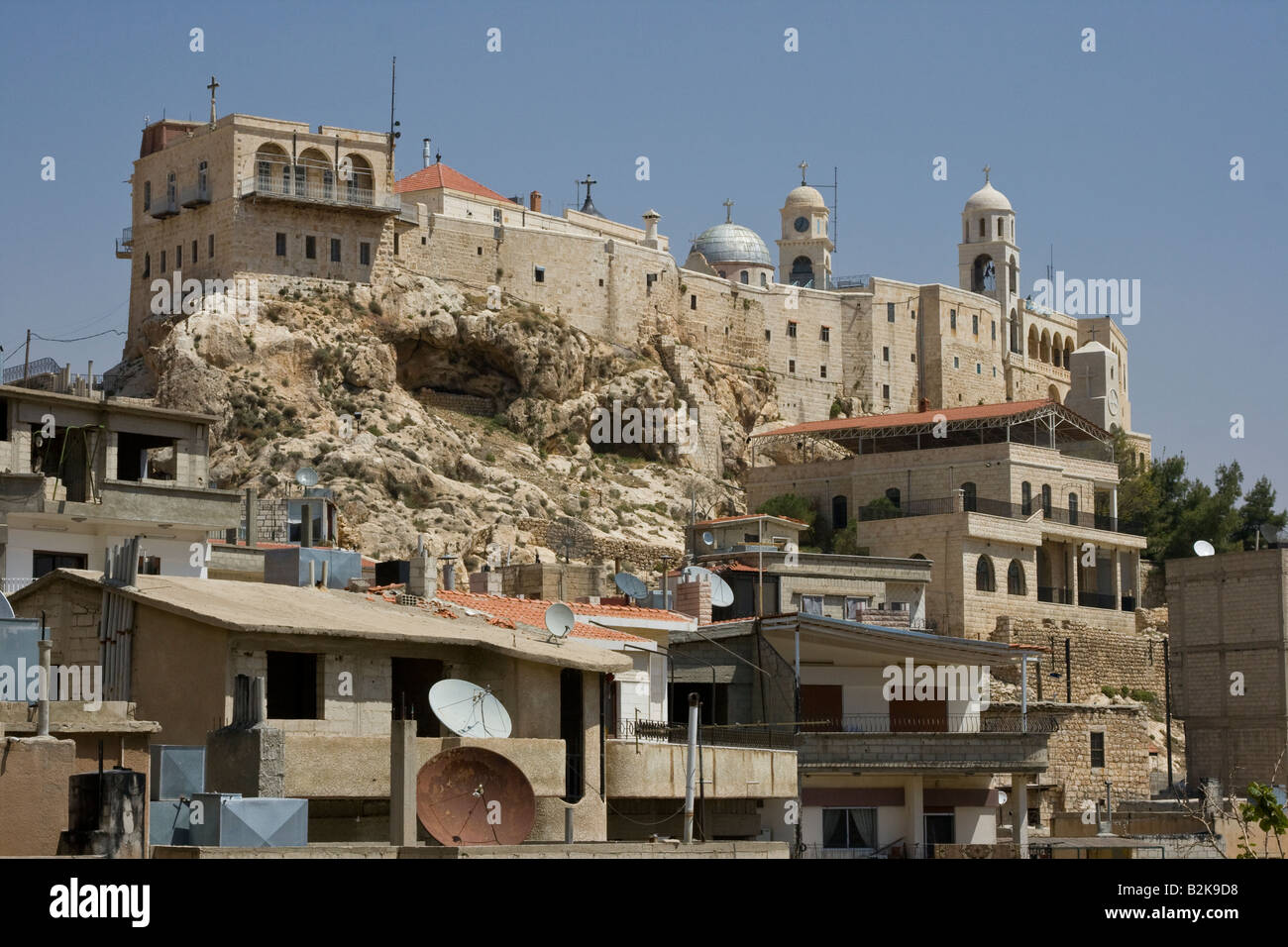Our Lady of Sednaya Convent in Sednaya Syria Stock Photo - Alamy