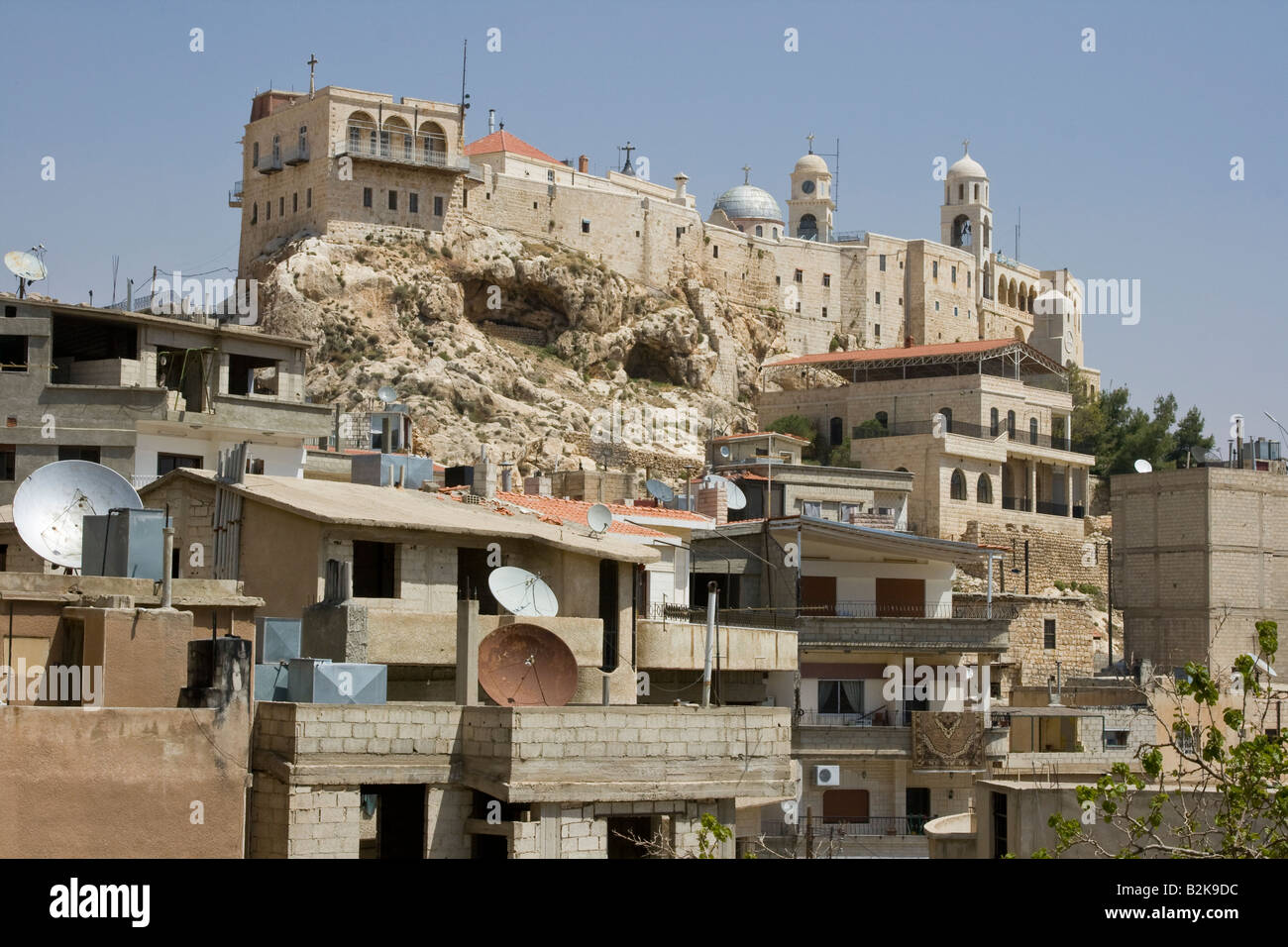 Our Lady of Sednaya Convent in Sednaya Syria Stock Photo - Alamy