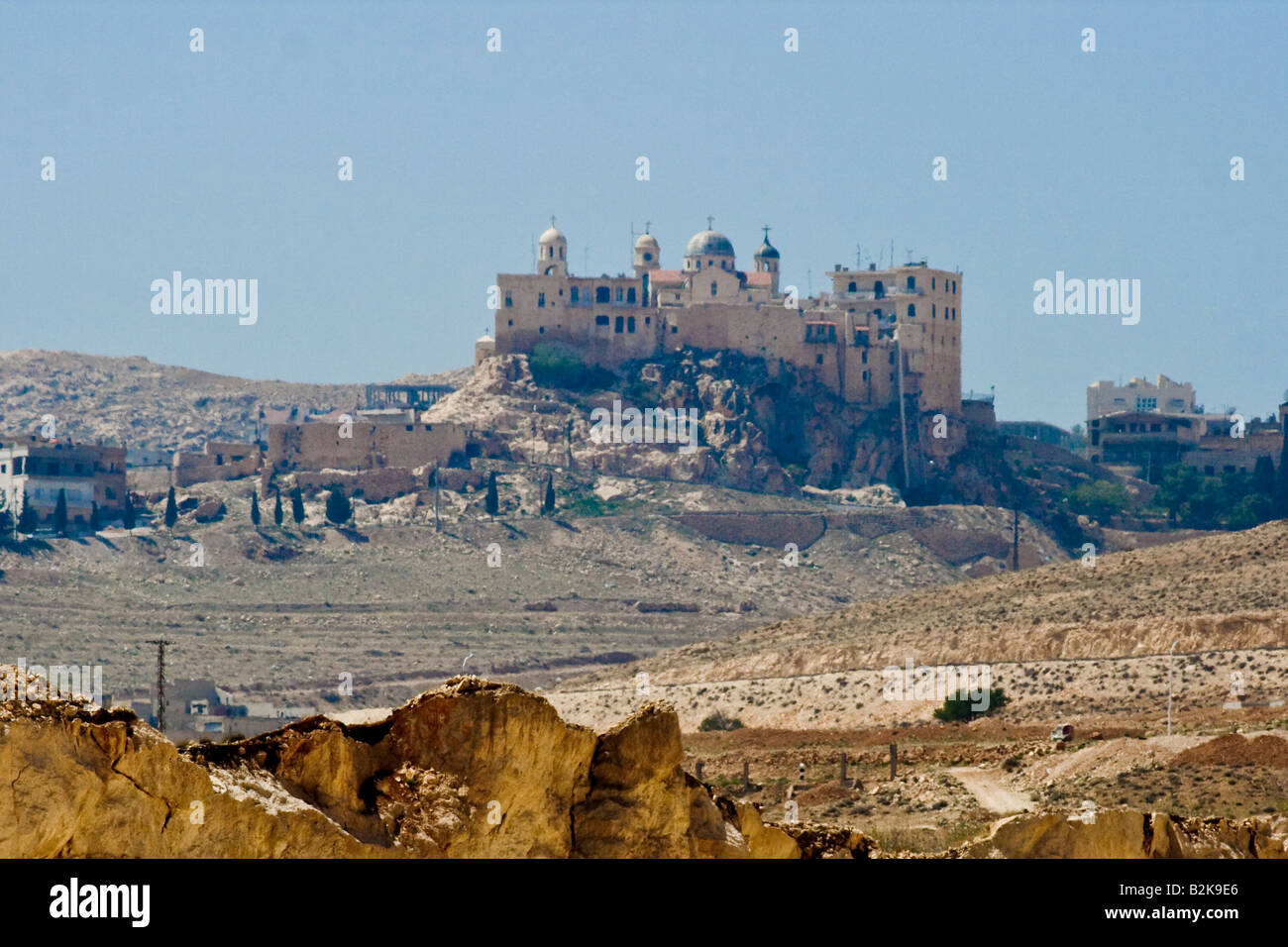 Our Lady of Sednaya Convent in Sednaya Syria Stock Photo - Alamy