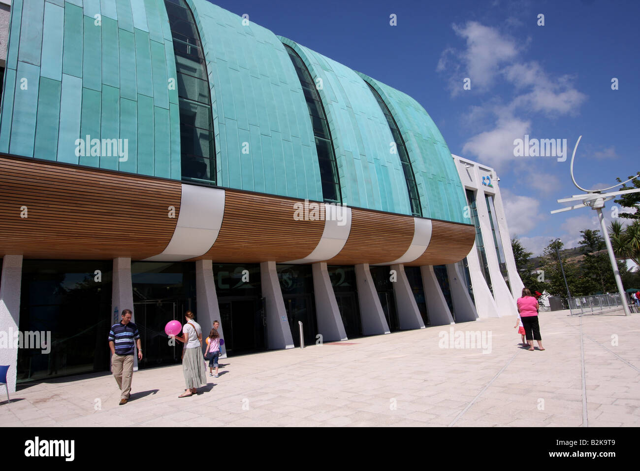 Leisure Centre LC2 Swansea west Glamorgan Stock Photo - Alamy