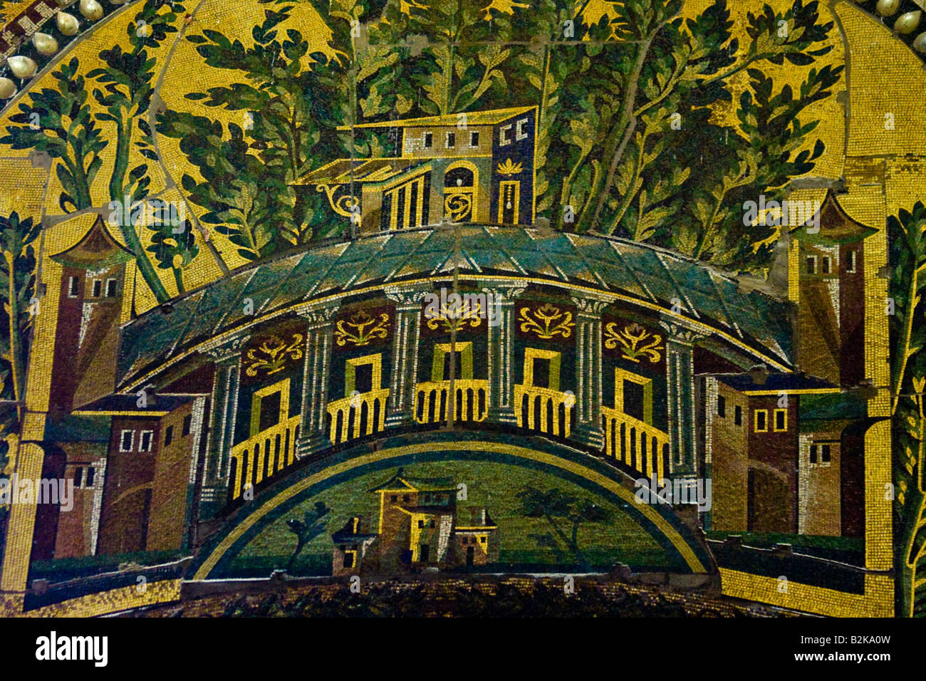 Syria damascus syria damascus mosaic detail umayyad hi-res stock ...