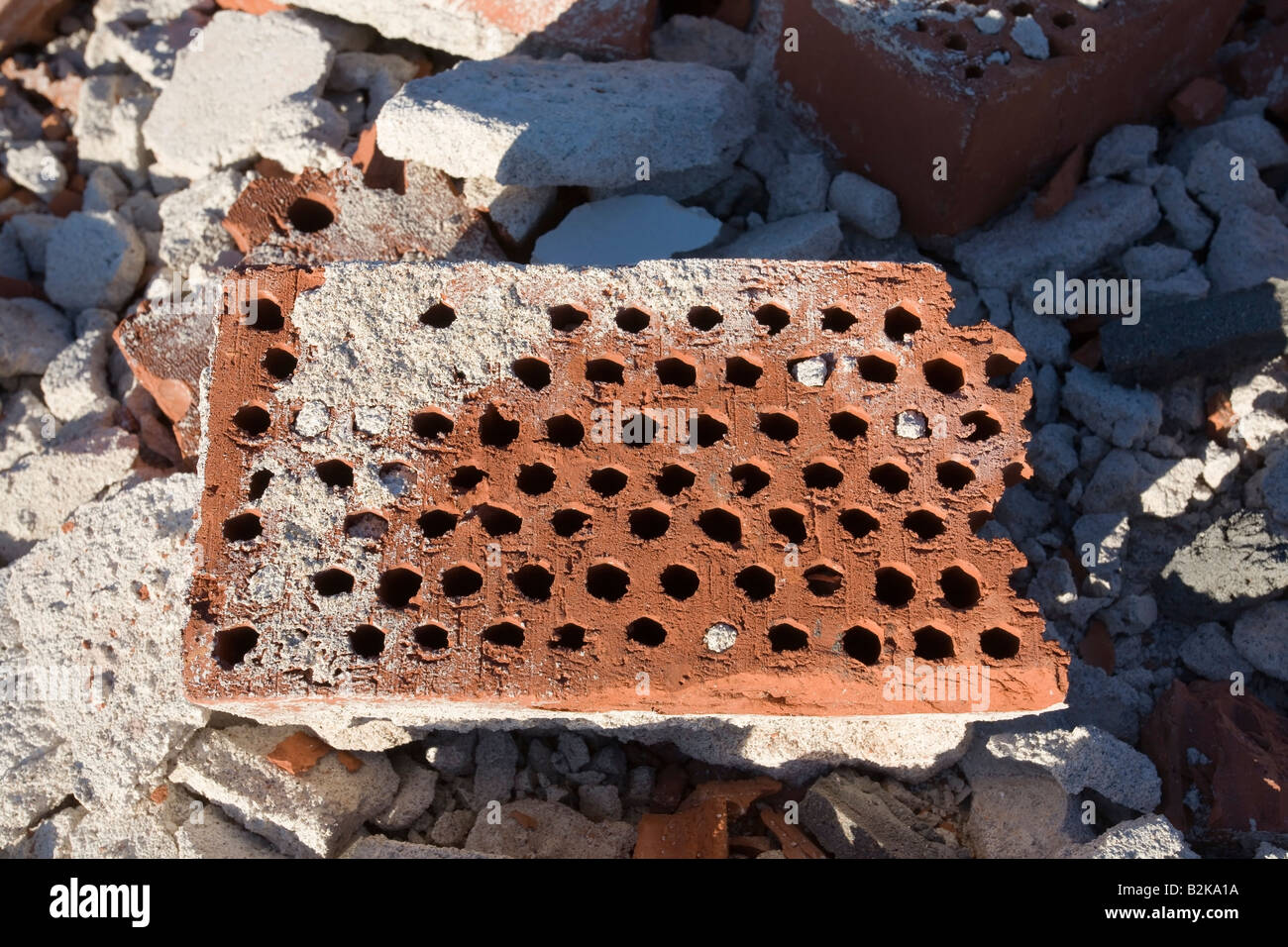 red brick on ground Stock Photo - Alamy