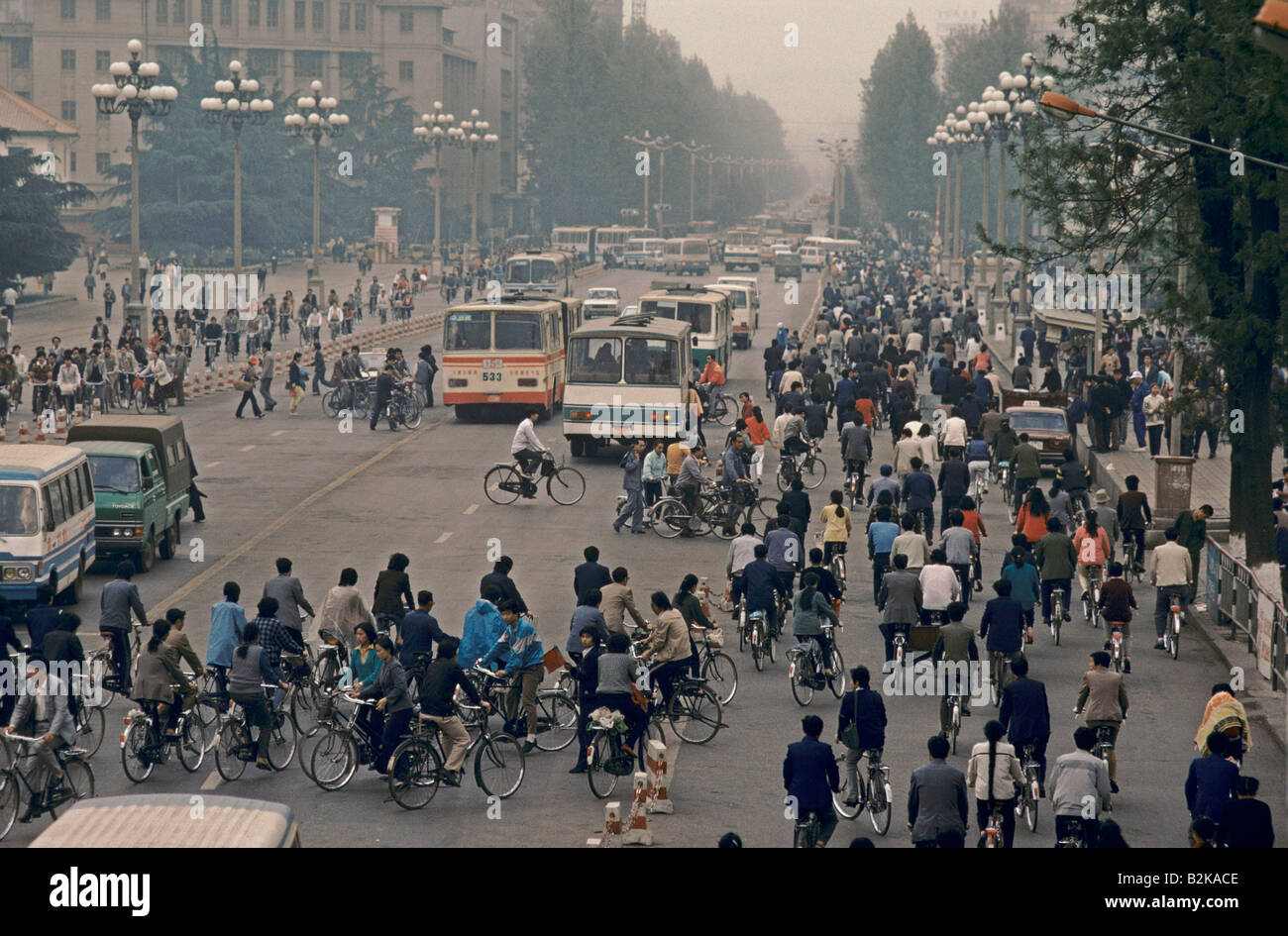 street scene in china Stock Photo - Alamy