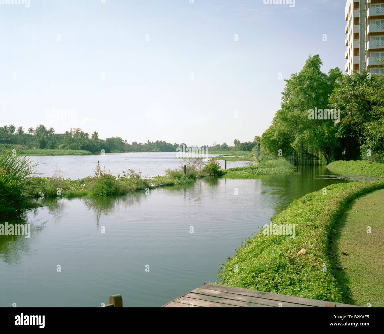 River by Rose Garden Stock Photo - Alamy