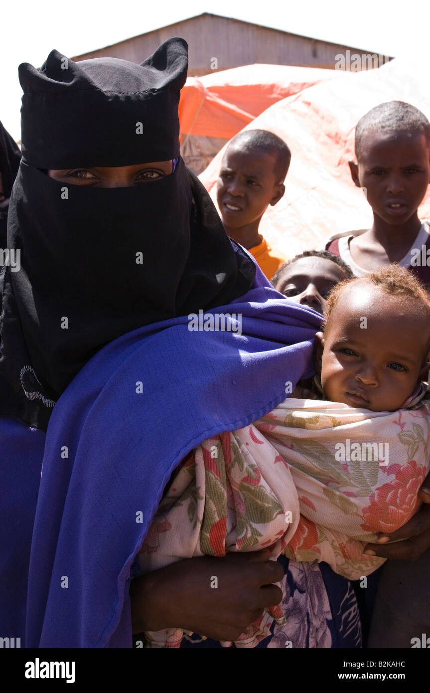 Life in a Somali refugee camp in Somali Region, Ethiopia, Africa Stock ...