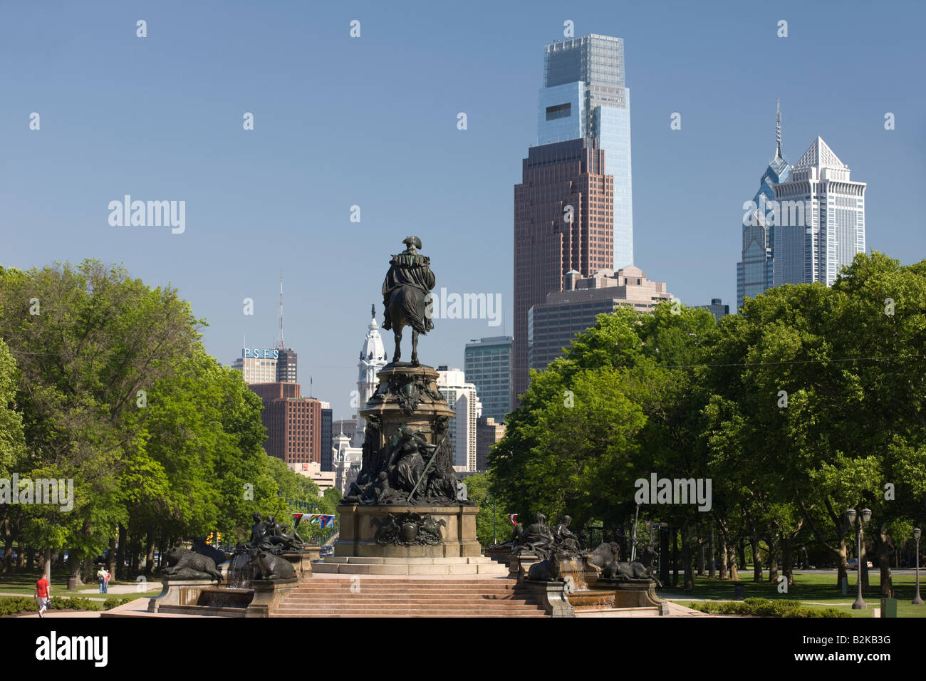 HISTORICAL TALL BUILDINGS DOWNTOWN SKYLINE PHILADELPHIA PENNSYLVANIA ...
