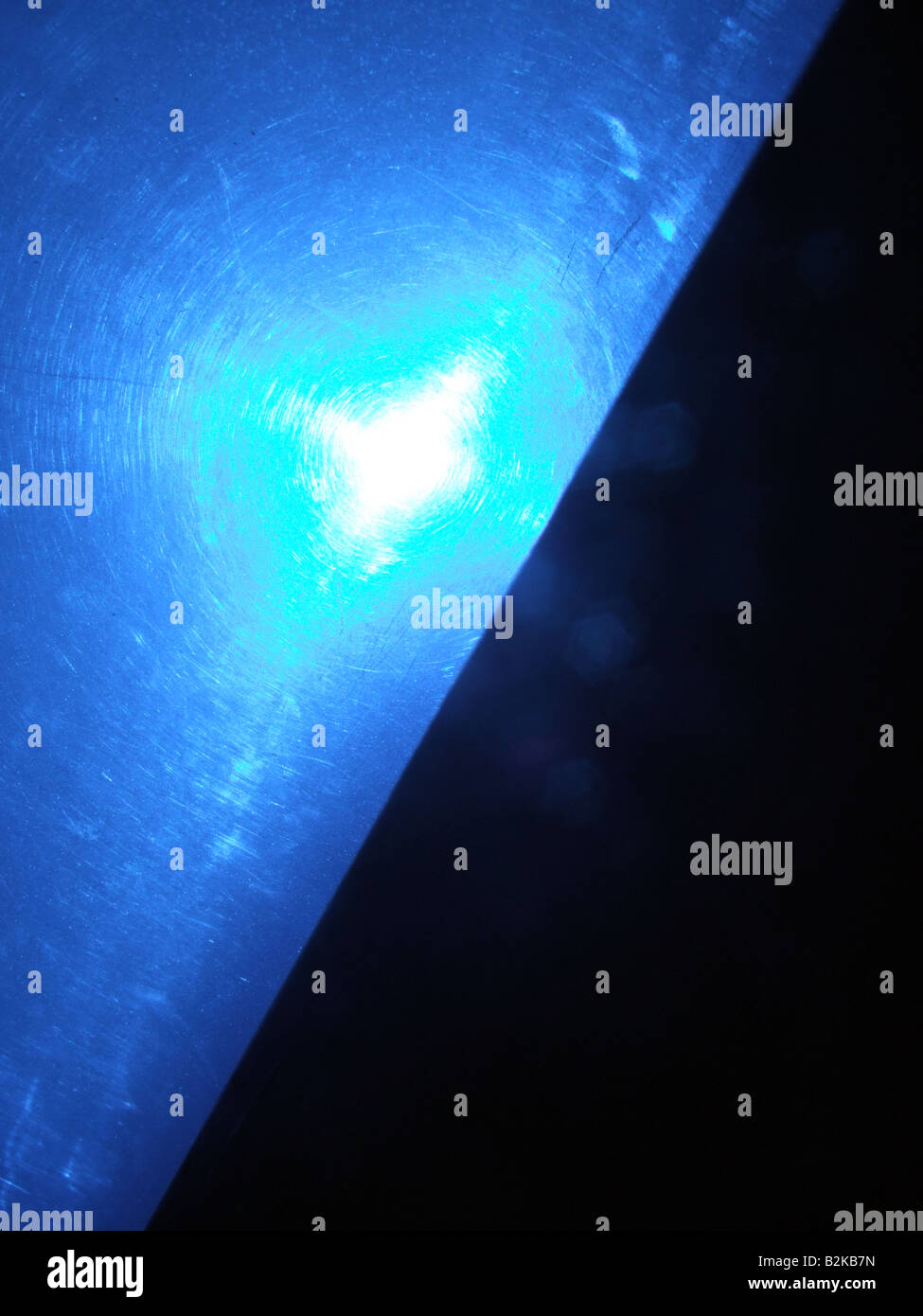 bright sunlight through blue perspex glass window Stock Photo - Alamy