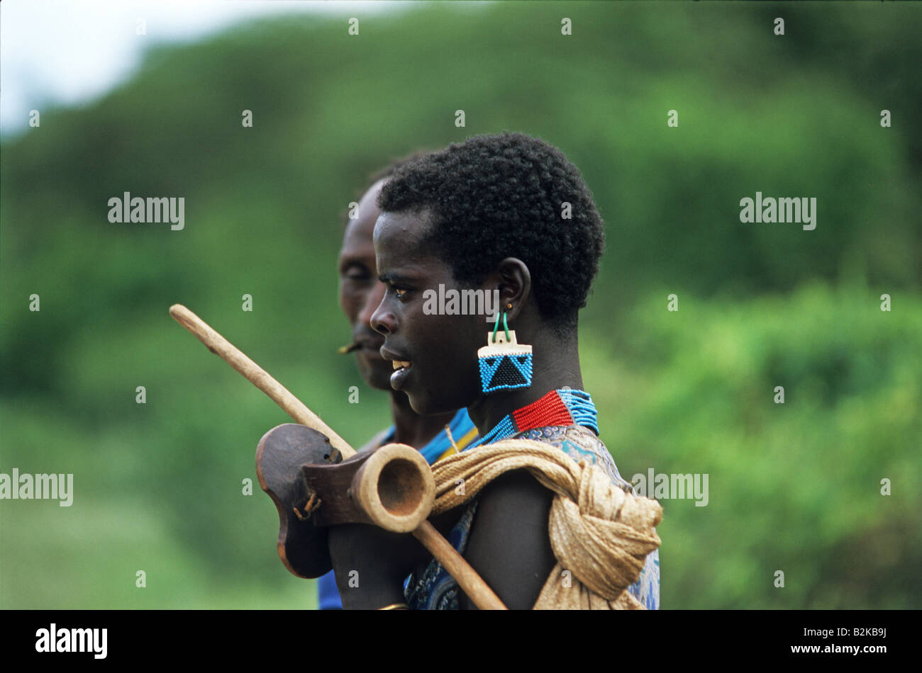 Beautiful Hamer man Stock Photo - Alamy