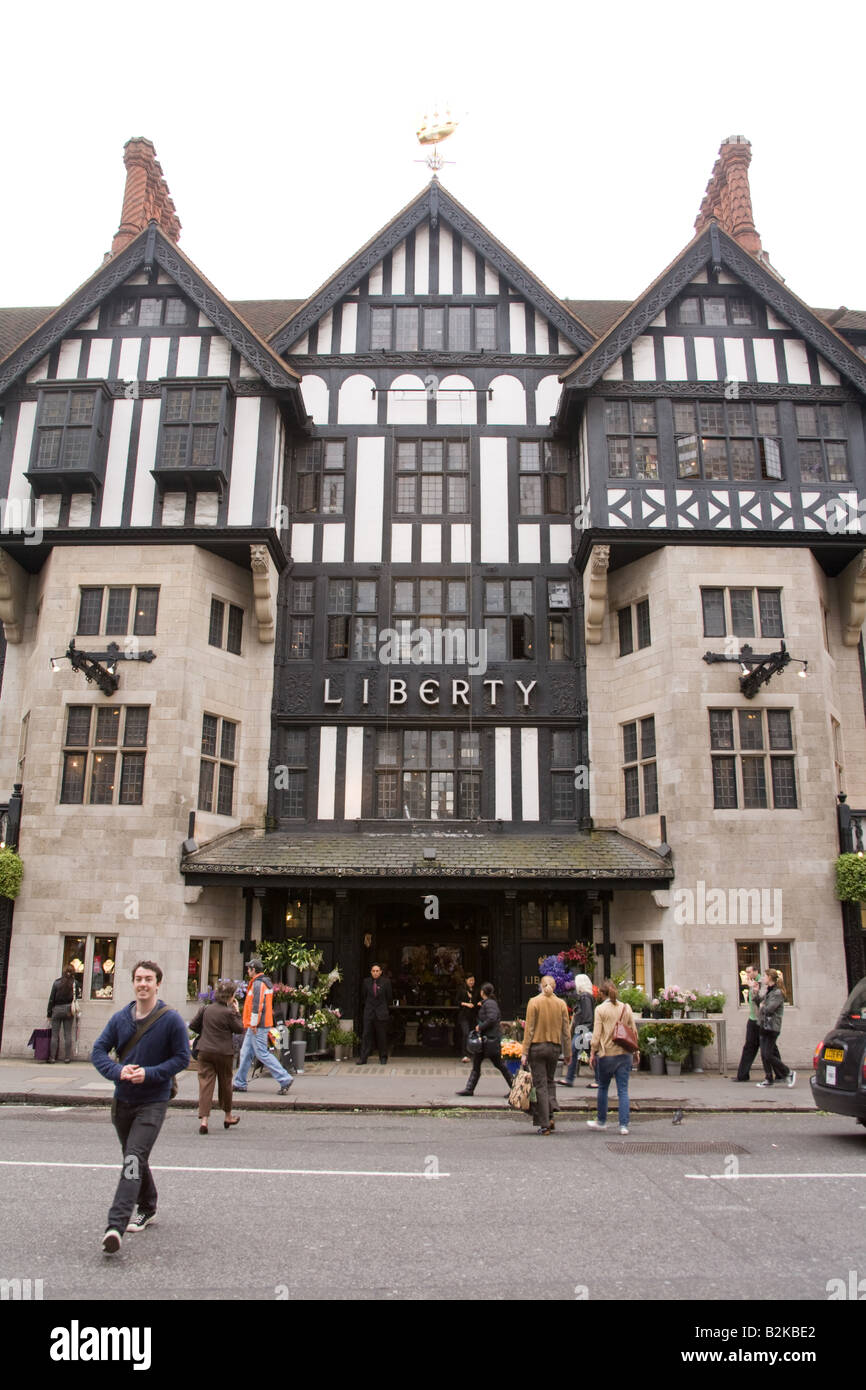 Liberty department store London England Stock Photo - Alamy