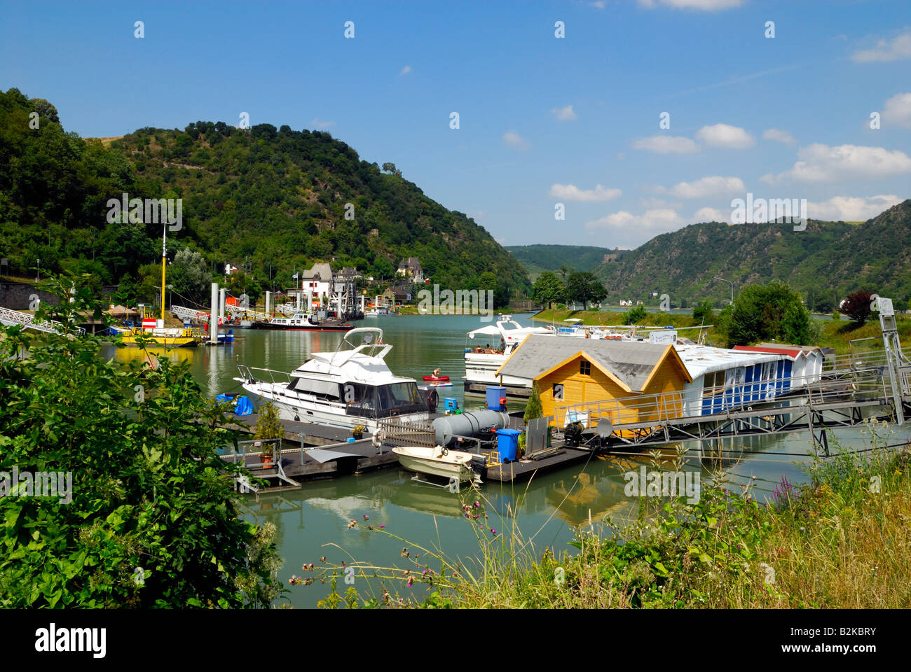 St Goar is located on the Rhine in the section known as the Rhine Gorge ...