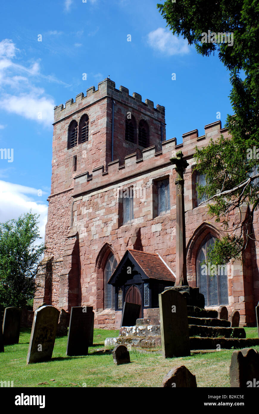 Graveyard st mary and all saints church hi-res stock photography and ...