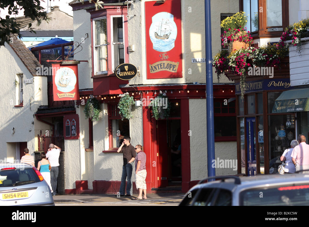Antelope Pub Mumbles Swansea West Glamorgan Stock Photo - Alamy
