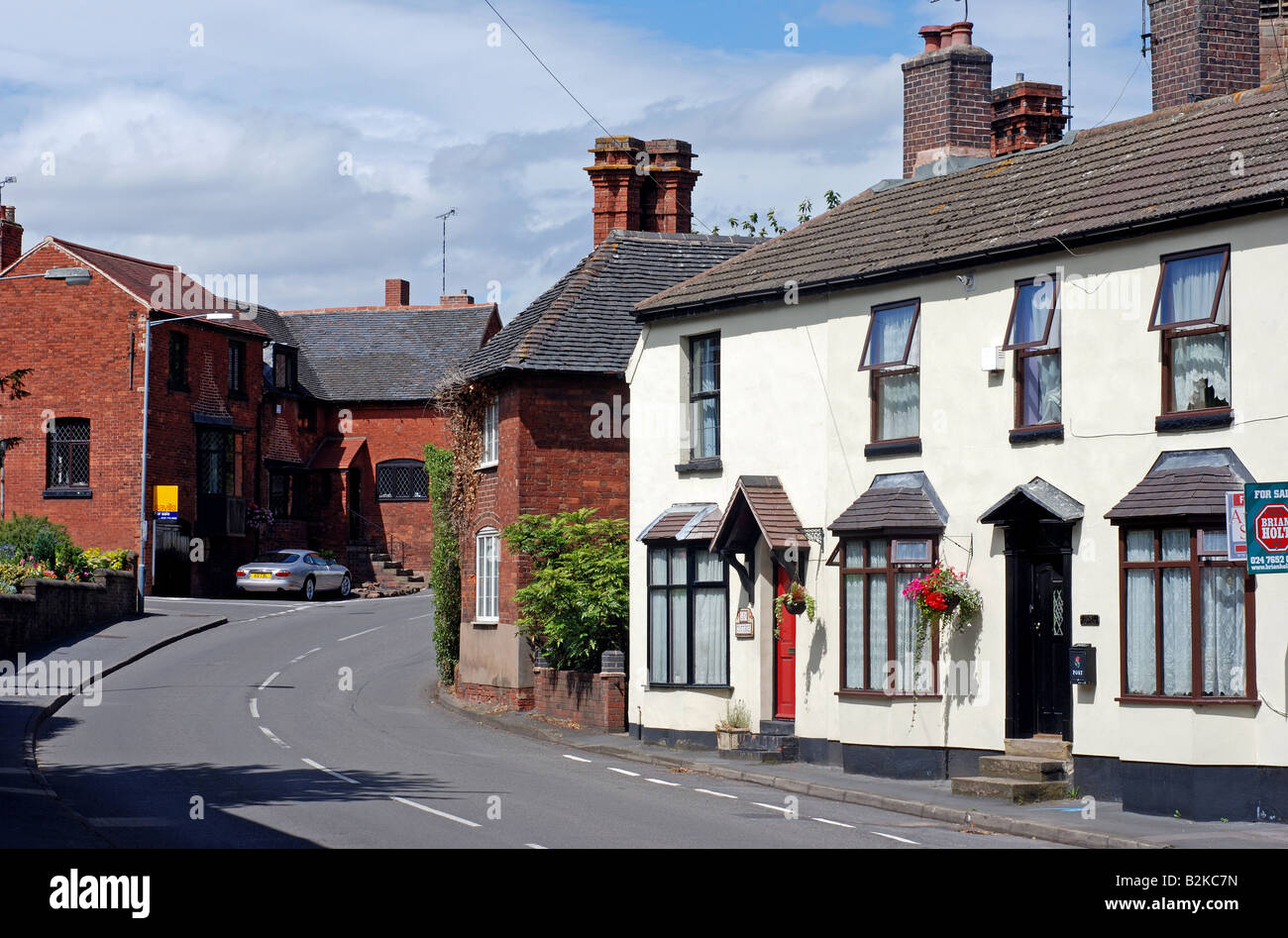Fillongley village centre, Warwickshire, England, UK Stock Photo - Alamy