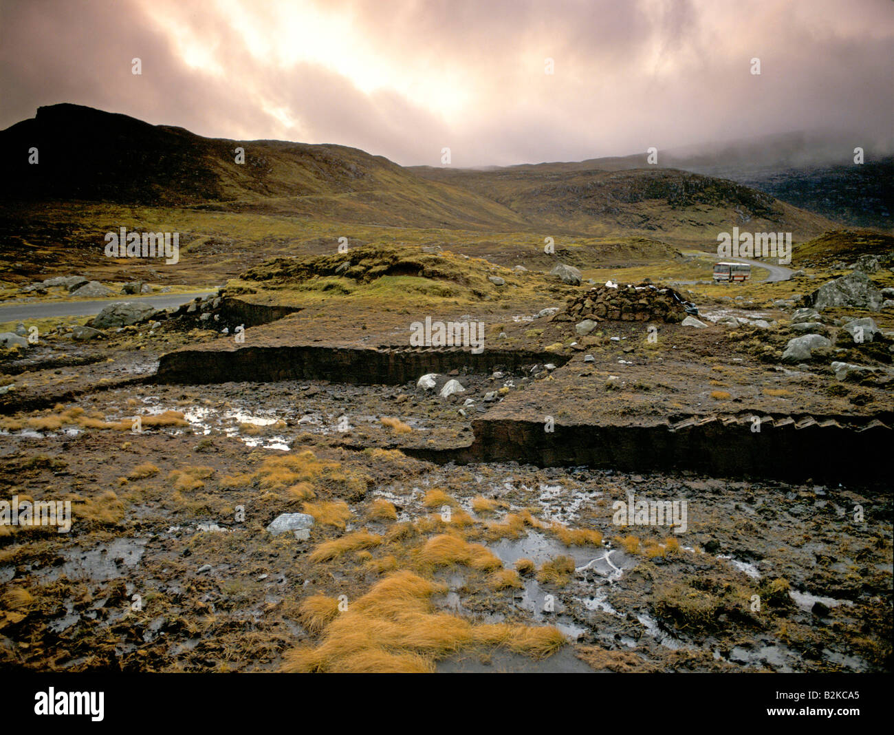 ISLE OF LEWIS BORDER BETWEEN LEWIS HARRIS Stock Photo - Alamy