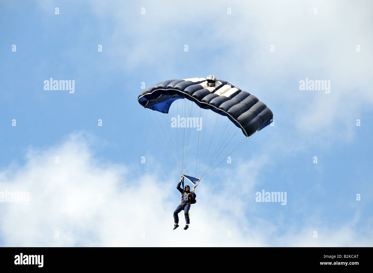 Army freefall parachute display Stock Photo - Alamy