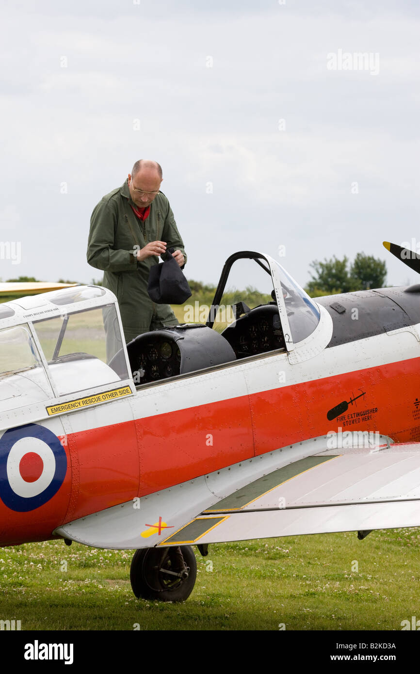 DeHavilland (Canada) DHC-1 Chipmunk 22 T10 WD390 68 G-BW*** with pilot ...