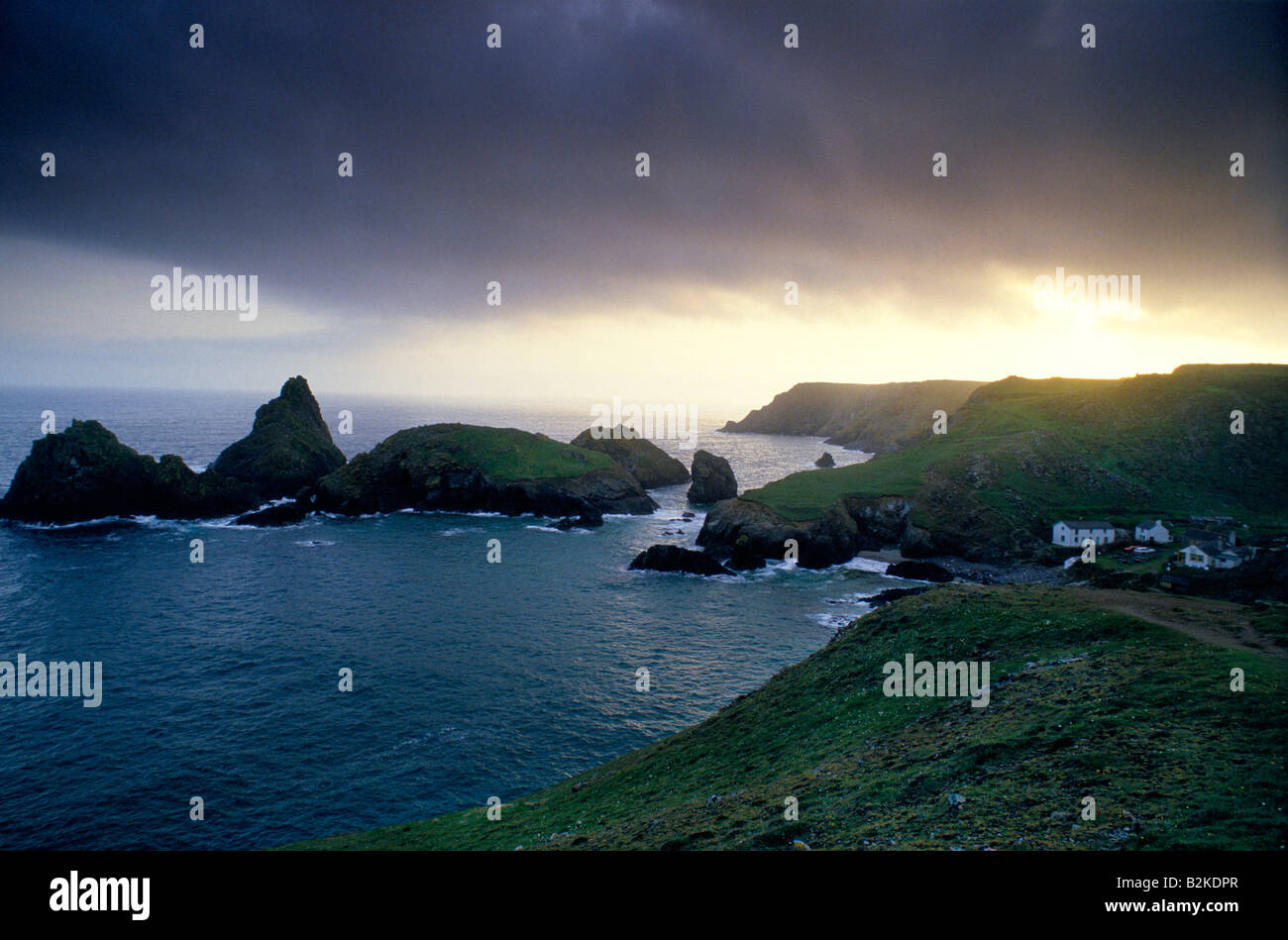 lizard peninsula cornwall 1987 Stock Photo - Alamy