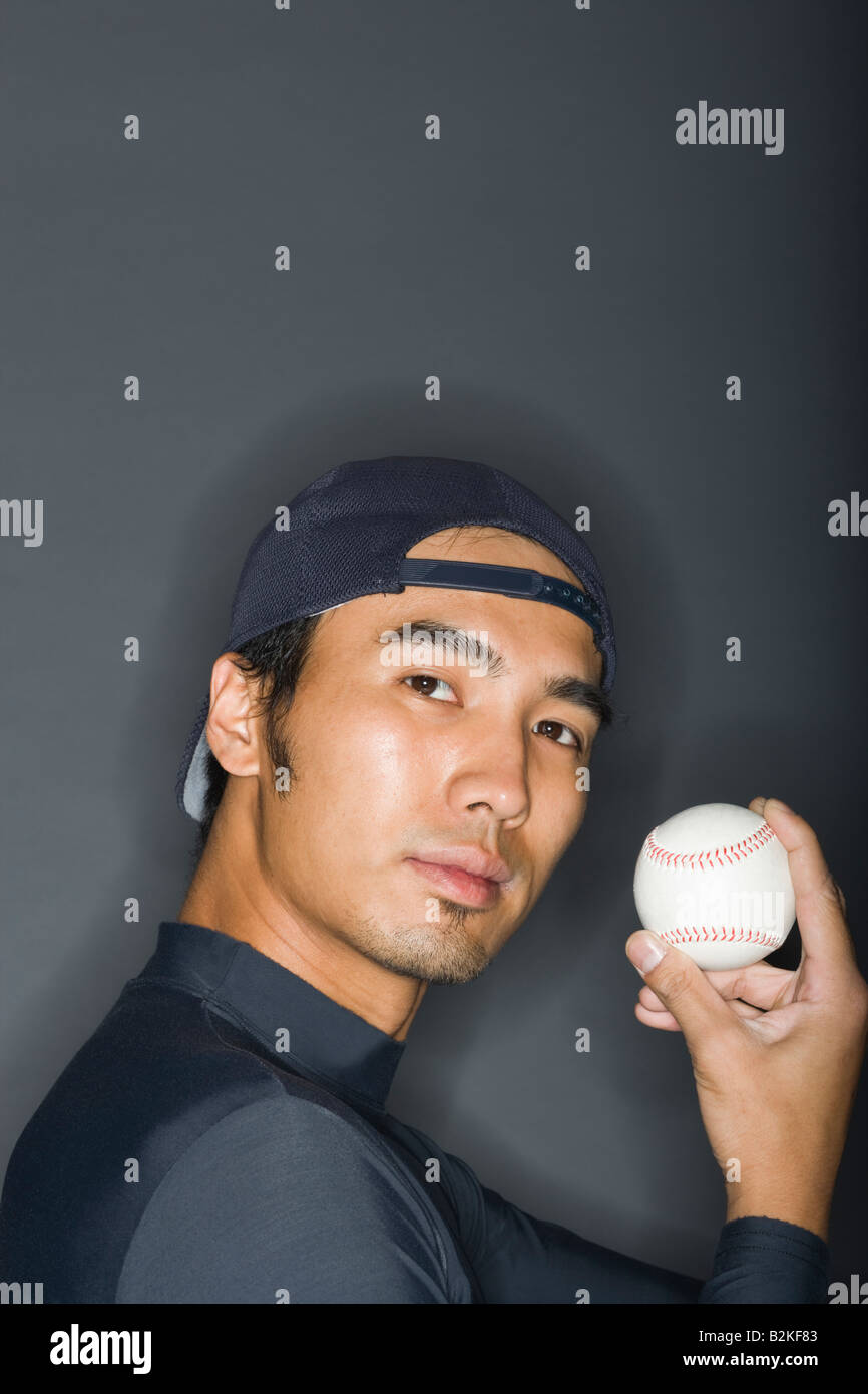 Baseball player adult close hi-res stock photography and images - Alamy