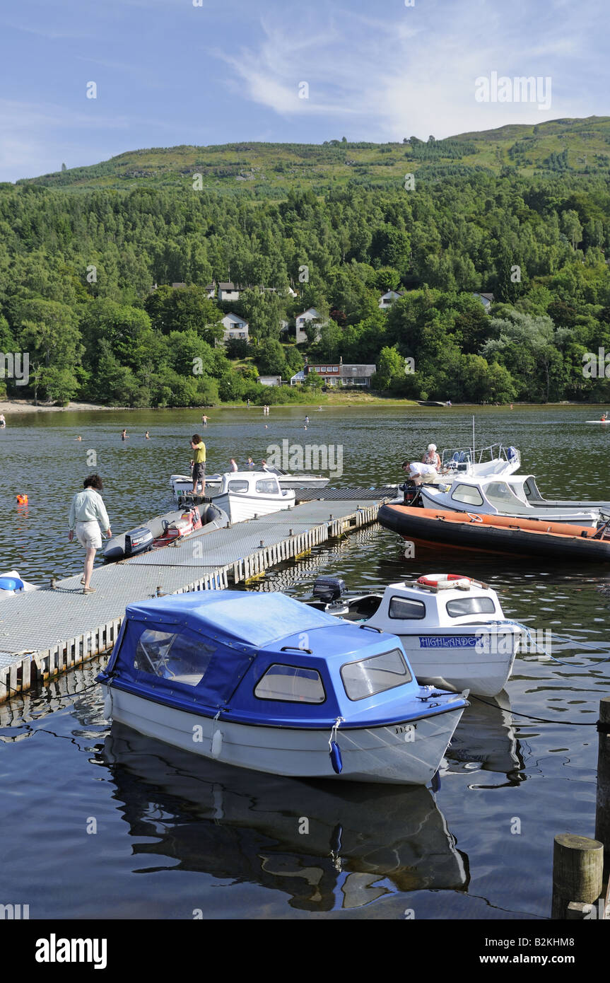 Sailing and Boating centre at Kenmore Loch Tay Perthshire Tayside ...