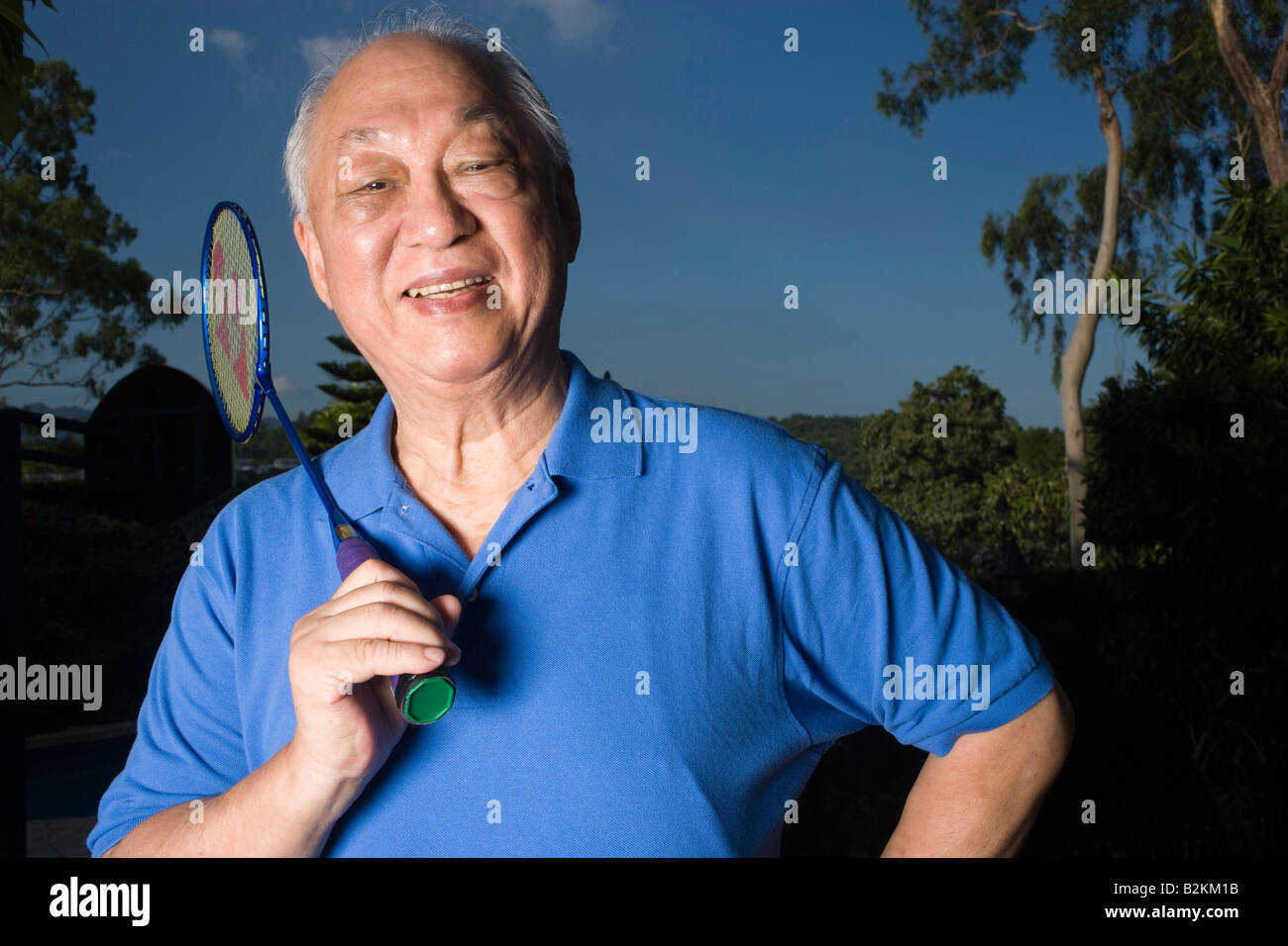 Badminton seniors hi-res stock photography and images - Alamy