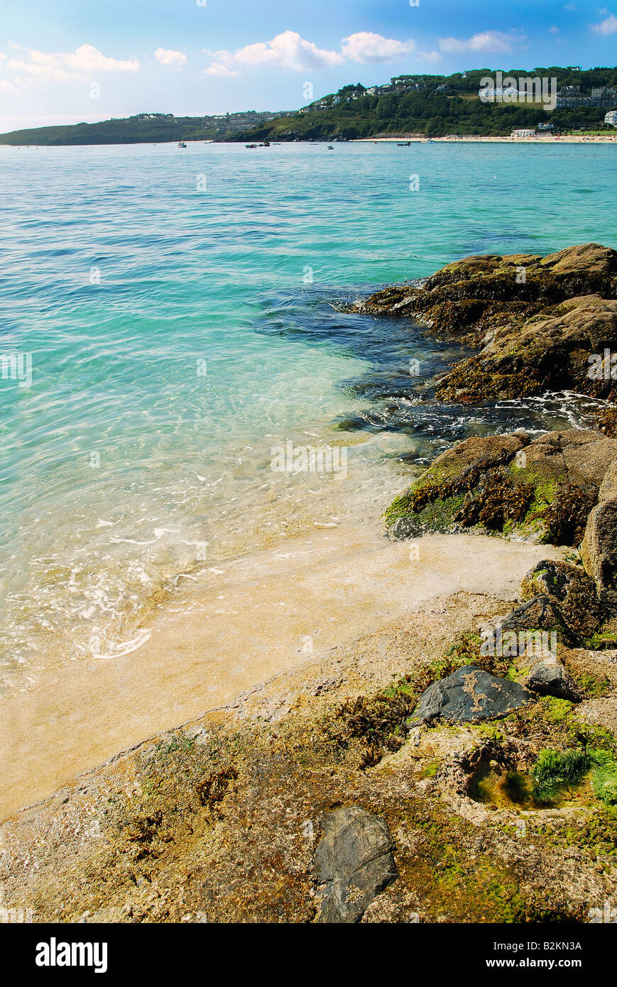 Seascape beach photograph in Cornwall Stock Photo - Alamy
