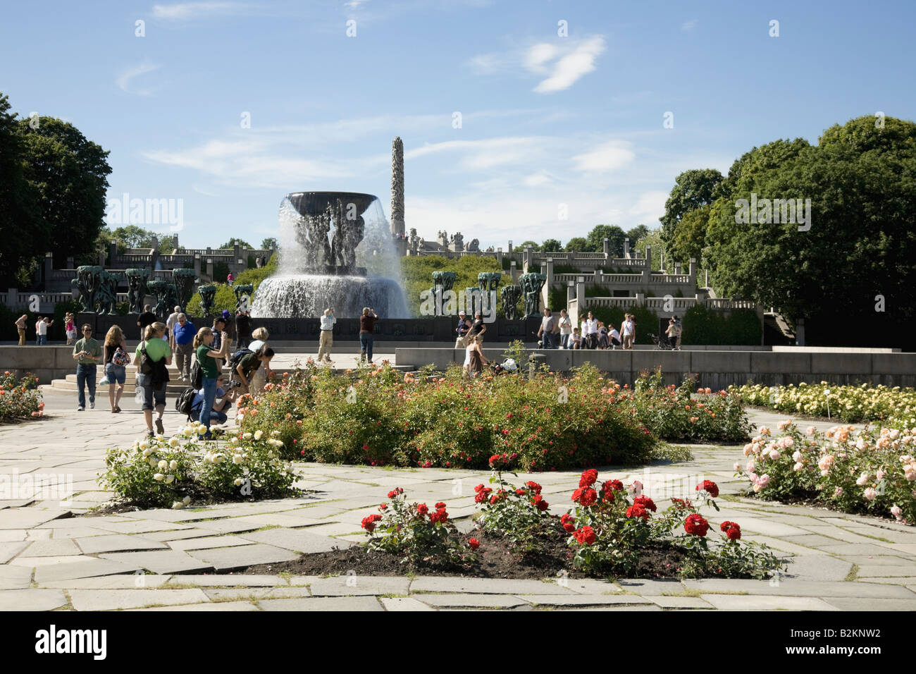 Vigeland Park Oslo Stock Photo - Alamy